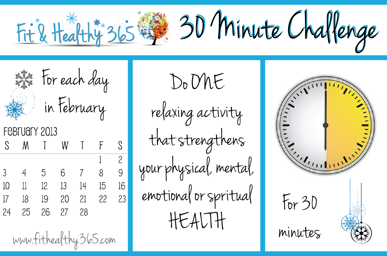 February 30-Minute Challenge – Fit + Healthy 365